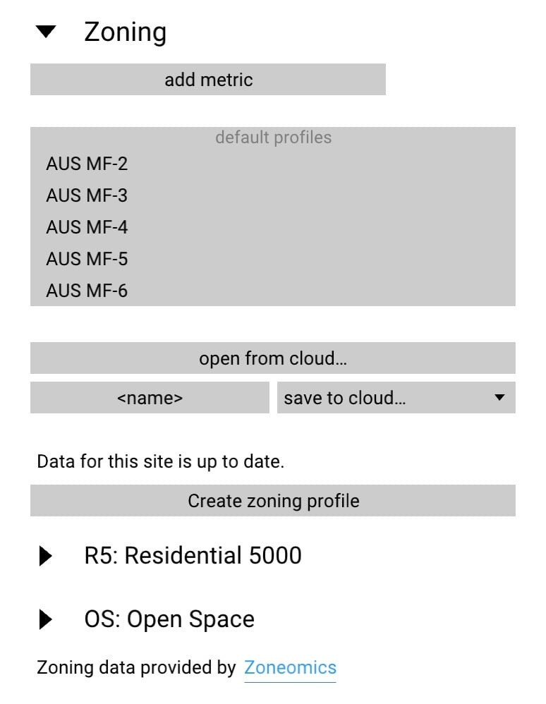 Using Zoning information